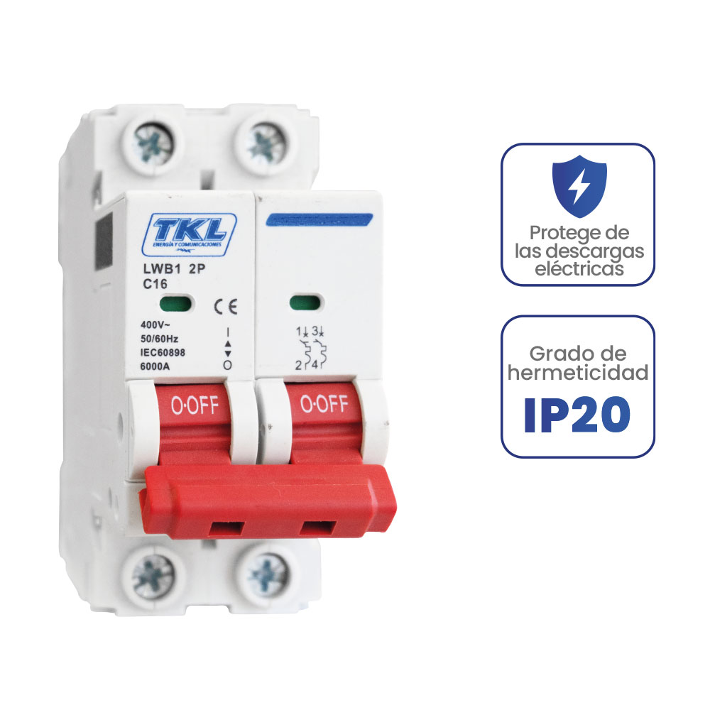 INTERRUPTORES TERMOMAGNÉTICOS – TKL – Innovación y Confiabilidad en ...